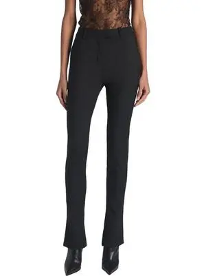 Alexander McQueen Wool Stretch Gabardine Skinny Trousers - Black