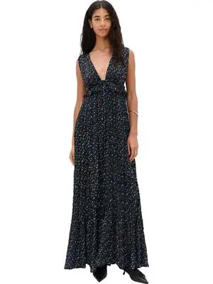 SABINA MUSAYEV Mirabelle Maxi Dress - Black Print