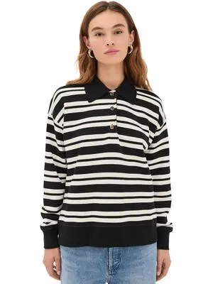 LA LIGNE Striped Howard Polo