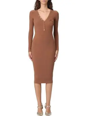 Elisabetta Franchi Midi Dress - Brown