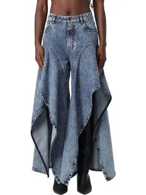 Alaïa Acid Wash Jeans - Blue