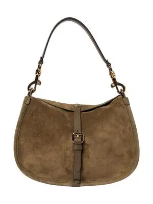 Etro Etro Pony Suede Shoulder Bag Mastic