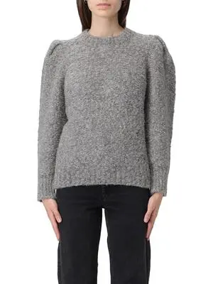 Isabel Marant Étoile Textured Puff Sleeve Sweater - Grey