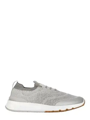 Brunello Cucinelli Lace-Up Sneakers Grey