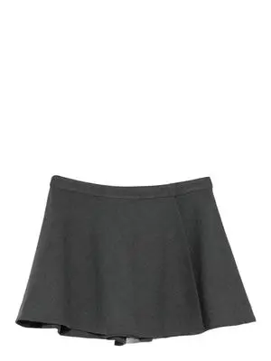 ELEH A-line Cotton Skirt - Grey