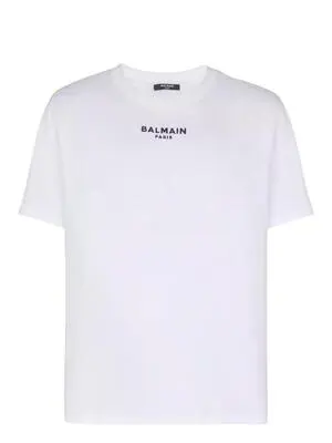 Balmain Embroidered-logo T-shirt - White