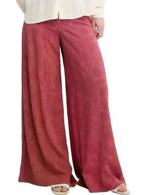 HOSS INTROPIA Floral-embroidered Trousers - Pink