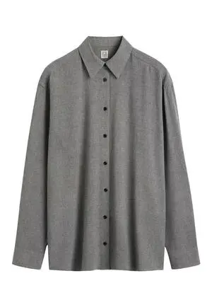 TOTÊME Classic Button-down Shirt - Grey