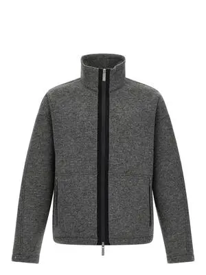 Herno High-neck Zip Jacket - Grey