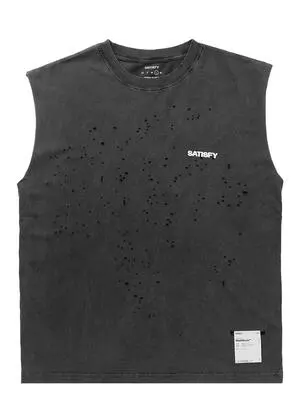 Satisfy Mothtech Muscle Tee - Black