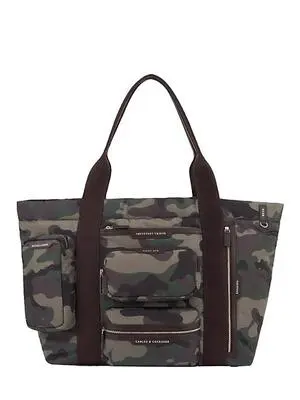 ANYA HINDMARCH Patterned Nylon Tote Bag - Camouflage