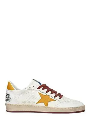 GOLDEN GOOSE Ball Star Leather Low-top Trainers - White/comb