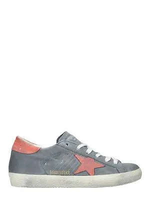 GOLDEN GOOSE Super-star Suede Low-top Trainers - Blue