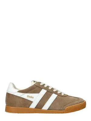Gola Elan Suede Low-Top Trainers Dk.brn Com