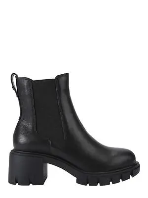 Kurt Geiger Heeled Leather Ankle Boots - Black