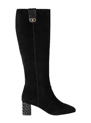 Kurt Geiger Chelsea Trim Knee-high Boots - Black