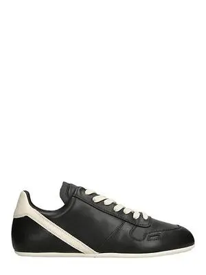 Rick Owens Leather Low Top Trainers - Blk/white