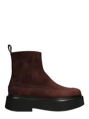 NEOUS Buna Suede Ankle Boots - Dark Brown