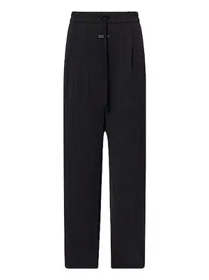 Fear Of God Woven Wide-leg Trousers - Black