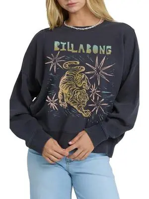 BILLABONG Echo Crewneck Sweatshirt Black Sands