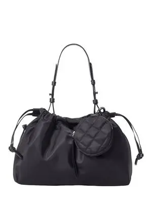 Mz Wallace Small Waverly Nylon Shoulder Bag - Black