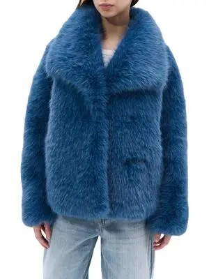 AZALEA WANG Regina Faux-Fur Jacket