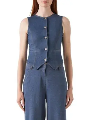 LK BENNETT LK Bennett Freya Denim Vest