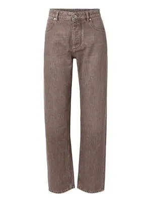 Bottega Veneta Low-rise Loose Jeans - Brown