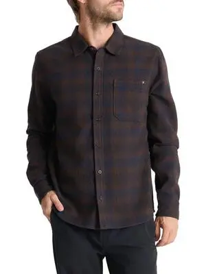 ROARK Crossroads Organic Cotton Button-up Shirt - Dark Brown