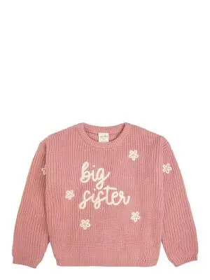 SWEET WINK Big Sister Knit Sweater - Mauve