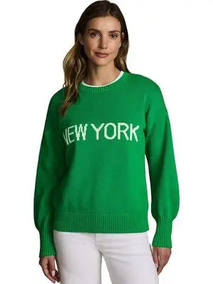 LANDS' END Drifter Jersey Crewneck Sweater