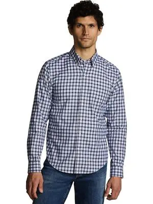 LANDS' END Tailored Fit No Iron Twill Long Sleeve Shirt