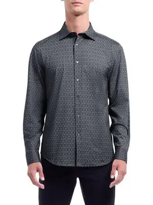 Bugatchi James Ooohcotton® Button-up Shirt - Black
