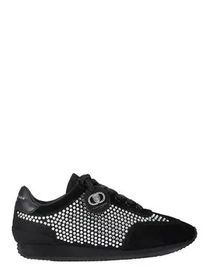 Kurt Geiger Crystal-embellished Sneakers - Black
