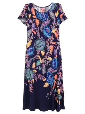 Johnny Was The Janie Favorite Midi Dress - Purple