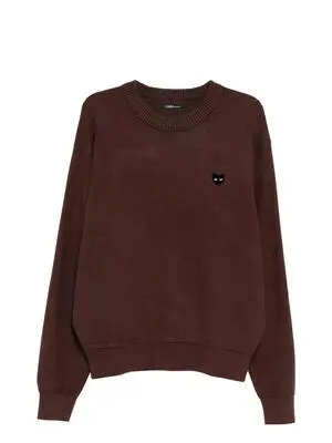 SONGZIO Embroidered Sweatshirt - Brown