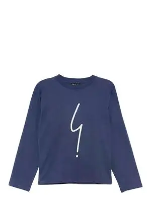 AGNÈS B. Logo-print T-shirt - Blue
