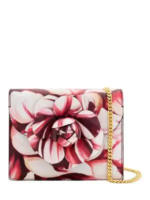 Oscar De La Renta Peony Printed Mini Tro Bag - Multi