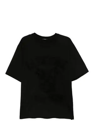 TAAKK Graphic-embroidered T-shirt - Black