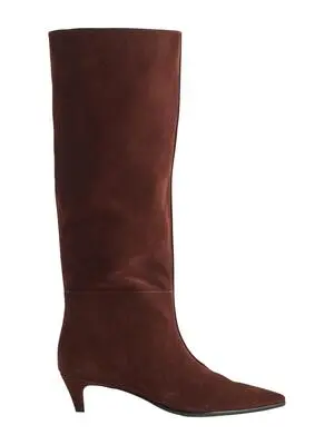 Madewell The Emilie Tall Suede Boots - Chocolate Raisin