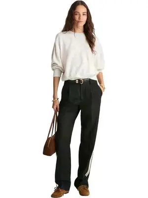 Madewell The Signature Trouser Pant - Jet Black