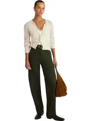 Madewell The Petite Balloon Pant - Midnight Olive