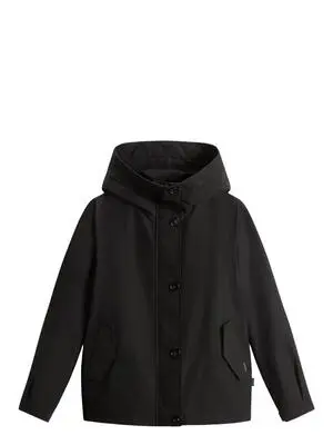 Woolrich Quilted Hooded Jacket - Black