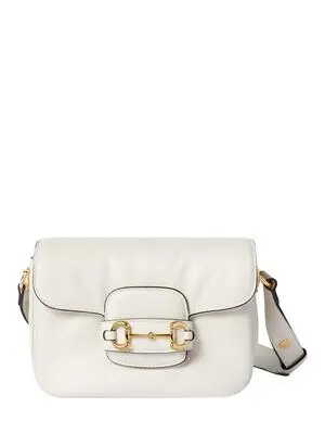 Gucci Horsebit 1955 Aura Mini Shoulder Bag - White