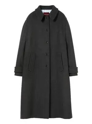 Gucci Wool Batavia Coat - Grey