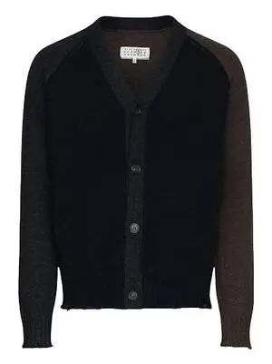 MAISON MARGIELA V-neck Cardigan - Color Block
