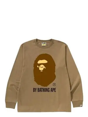 A BATHING APE By Bathing Ape Long Sleeve Tee Shirt - Beige