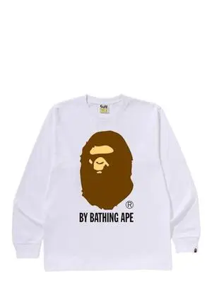 A BATHING APE By Bathing Ape Long Sleeve Tee Shirt - White