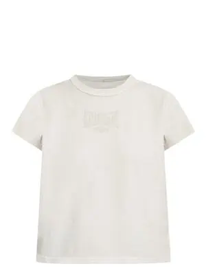 Alexander Wang Graphic Shrunk T-shirt - Dirty White