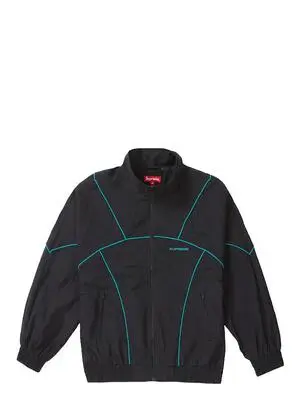 Supreme Piping Track Jacket - Black